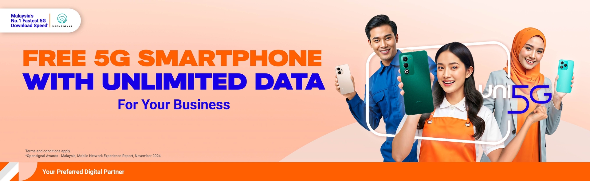 UNI5G Business | Mobile Prepaid Plans | Unifi Business