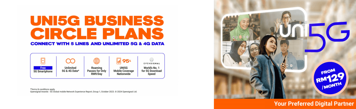 UNI5G Business Mobile Plans - Connectivity | Unifi Business