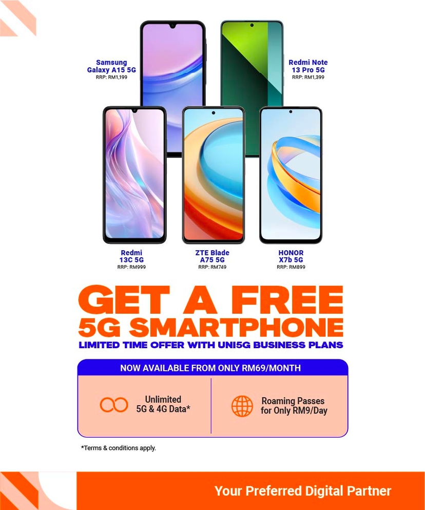 UNI5G Business | Mobile Prepaid Plans | Unifi Business