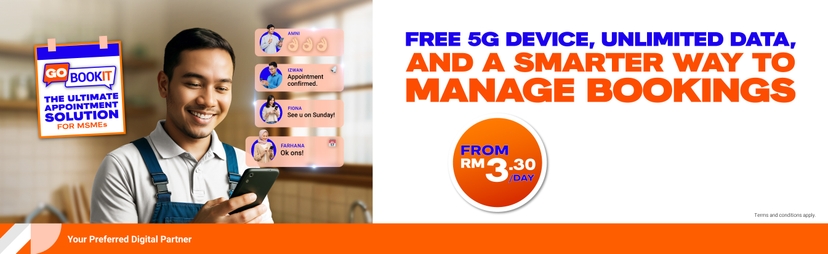 UNI5G Business | Unifi Business | Go Bookit